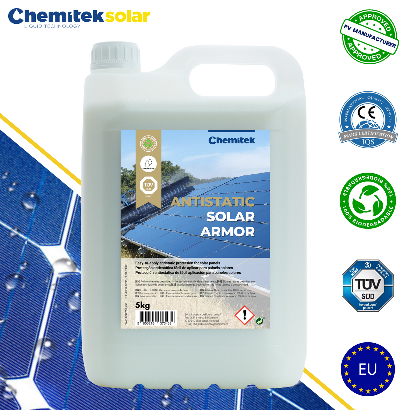 Antistatic Solar Armor – solarcleaningshop